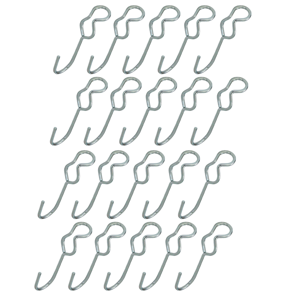Rubber Rope Hooks - Set of 20: Compatible with 3/8" and 7/16" Rubber C ...