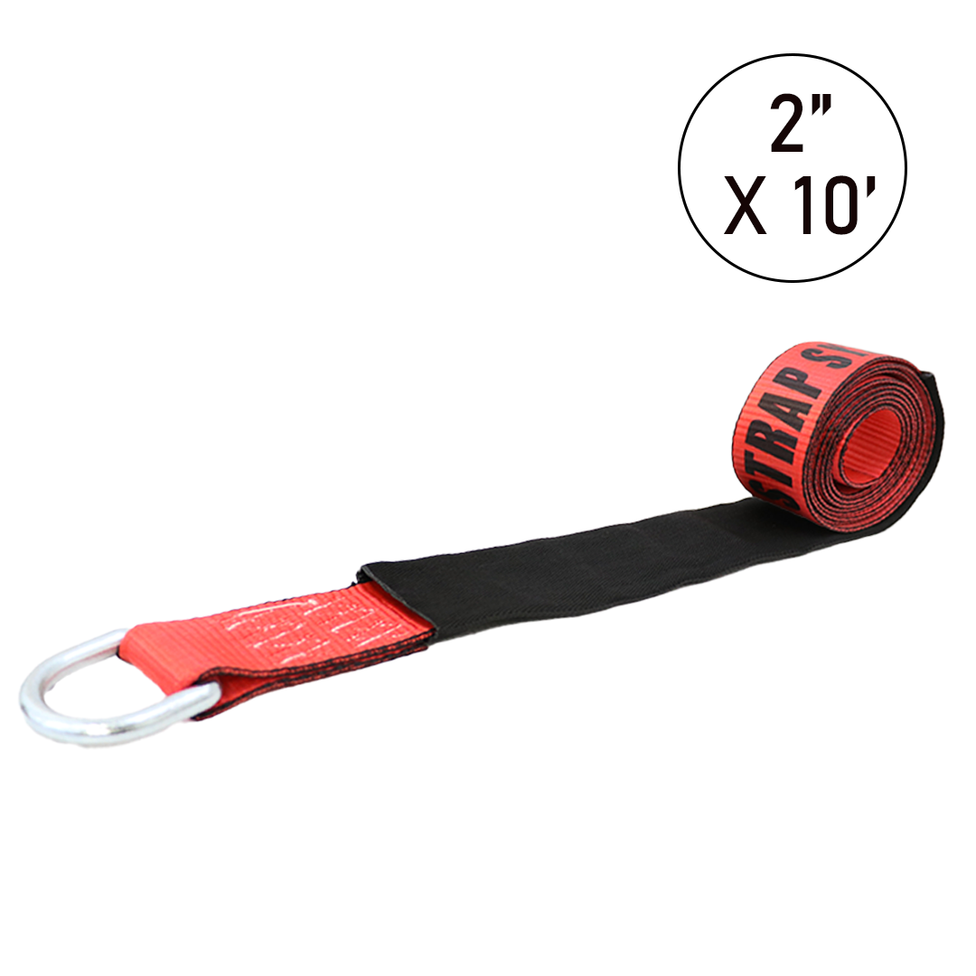 Heavy Duty Pro Red Lasso Straps - 10,000 lbs. Break Strength – Boxer Tools