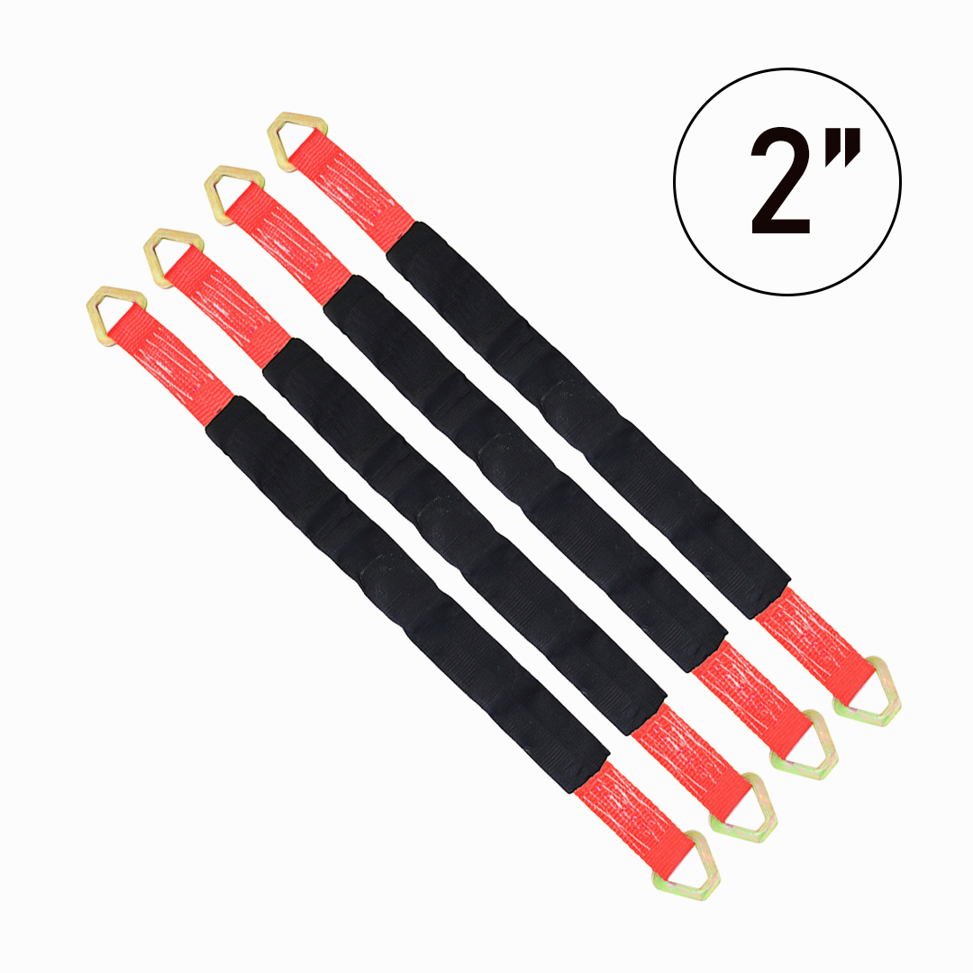 ProAxle Straps Set of 4: Precision-Length Axle Straps in Vibrant Color ...