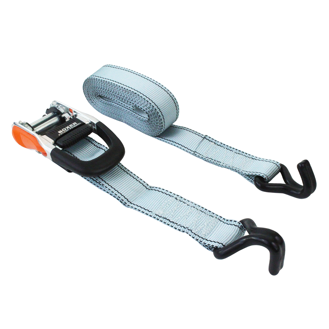 Boxer SwiftSecure Quick Release Ratchet Tie Down with J Hooks (1 1/4" – Boxer Tools