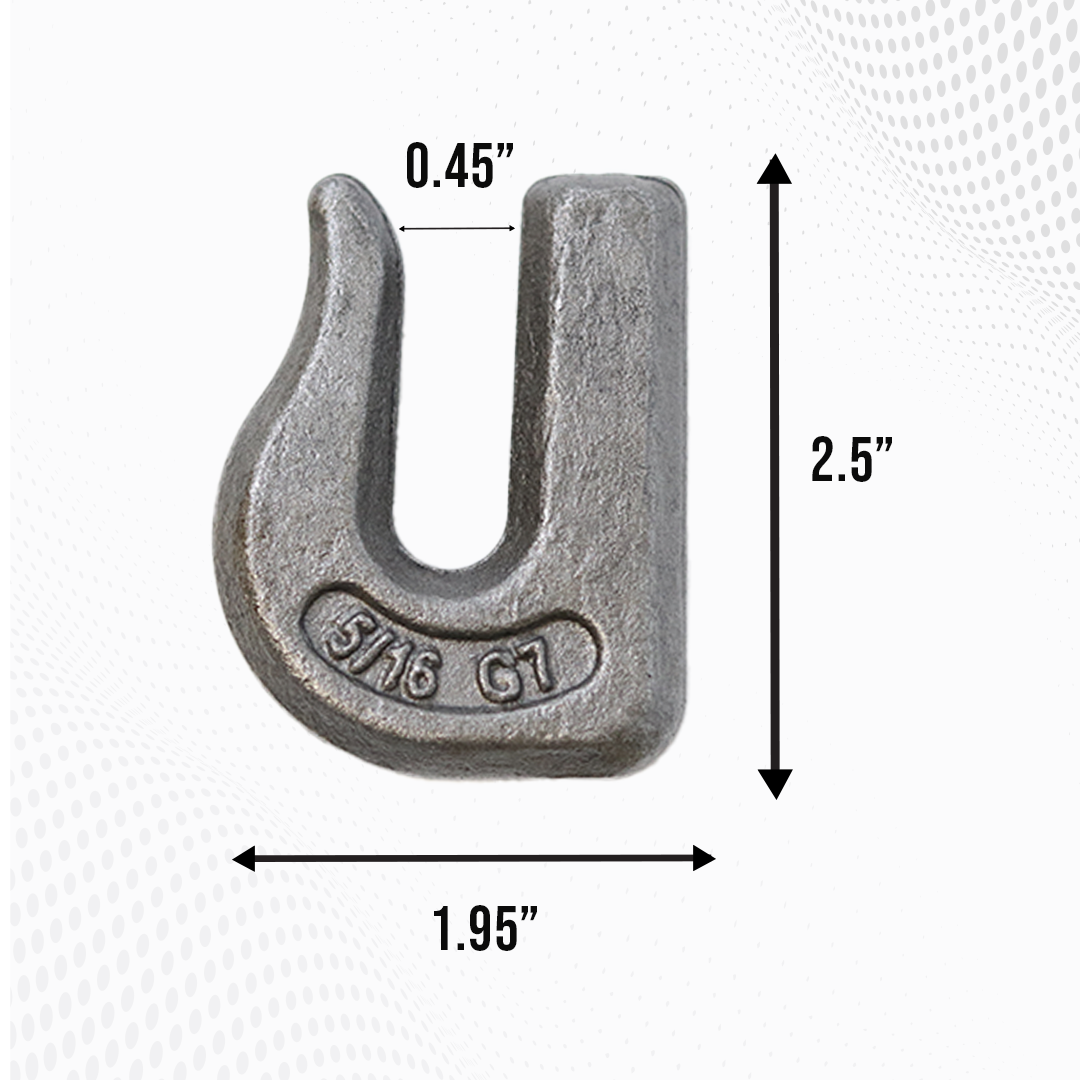 Boxer Weld On Grab Chain Hook G70 Forged – Heavy Duty Hooks - 4 Pack ...