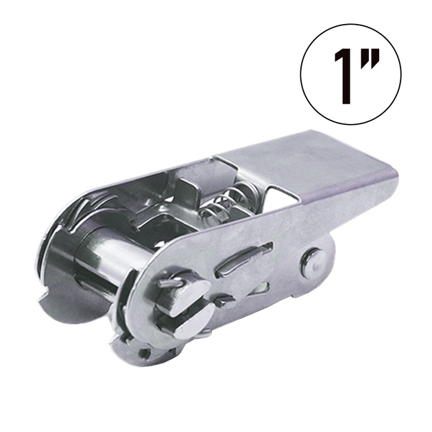 Stainless Steel 1" Thumb Ratchet Buckle - 1,760 lbs. Breaking Strength ...