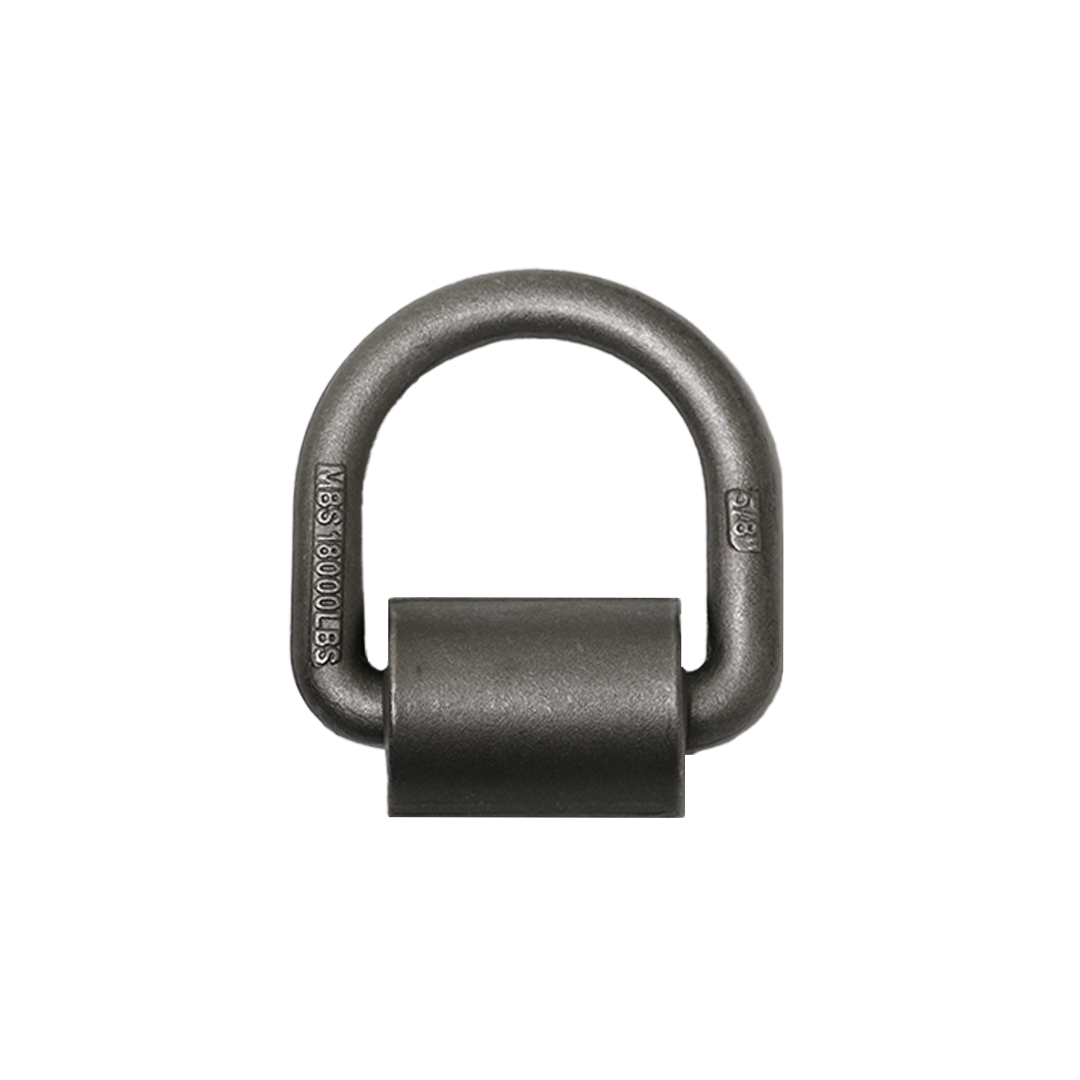 Heavy Duty 5/8" Weld-On Forged Lashing D-Ring with Mounting Bracket ...