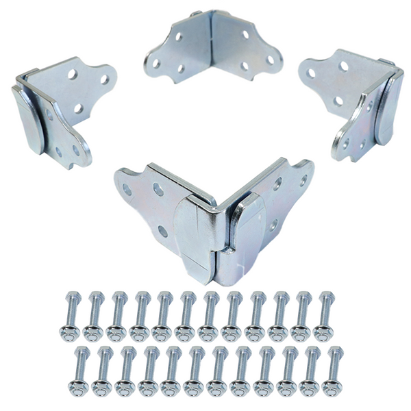 Boxer 8-Piece Heavy Duty Stake Rack Connector Set: Secure Wood Fencing ...