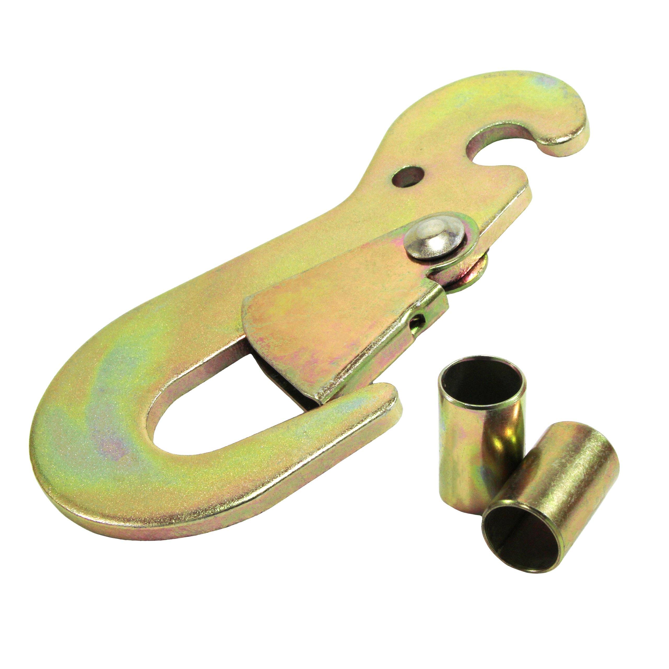 Ratchet Strap Reducer Snap Hook (7,000lbs) for Tight Spaces - Secure C ...