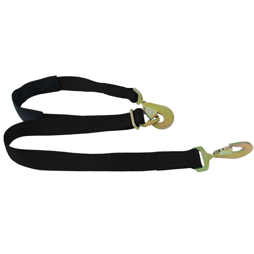 Boxer 2" x 6' Adjustable Tie-Back Strap with Twisted Snap Hook and Axl ...
